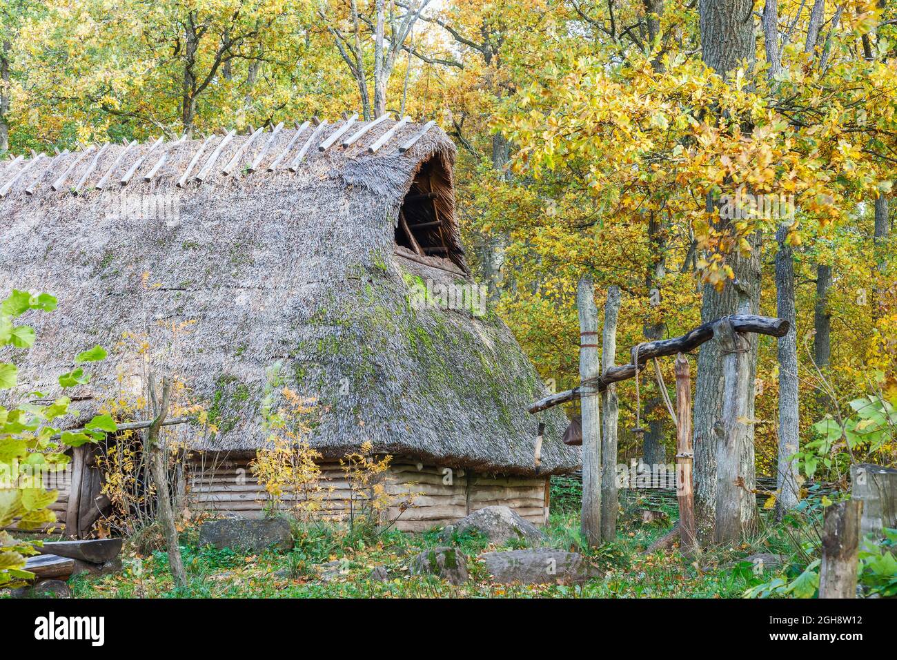 Neolithic longhouse hi-res stock photography and images - Alamy