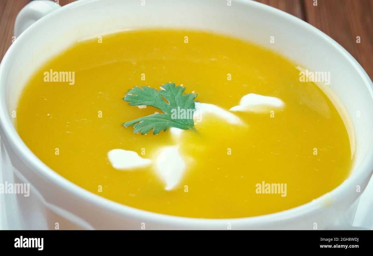 Crema de pejibaye - flavorful Costa Rican soup consisting of chicken ...
