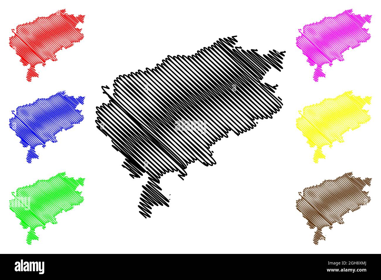 Segeberg district (Federal Republic of Germany, rural district, Free ...