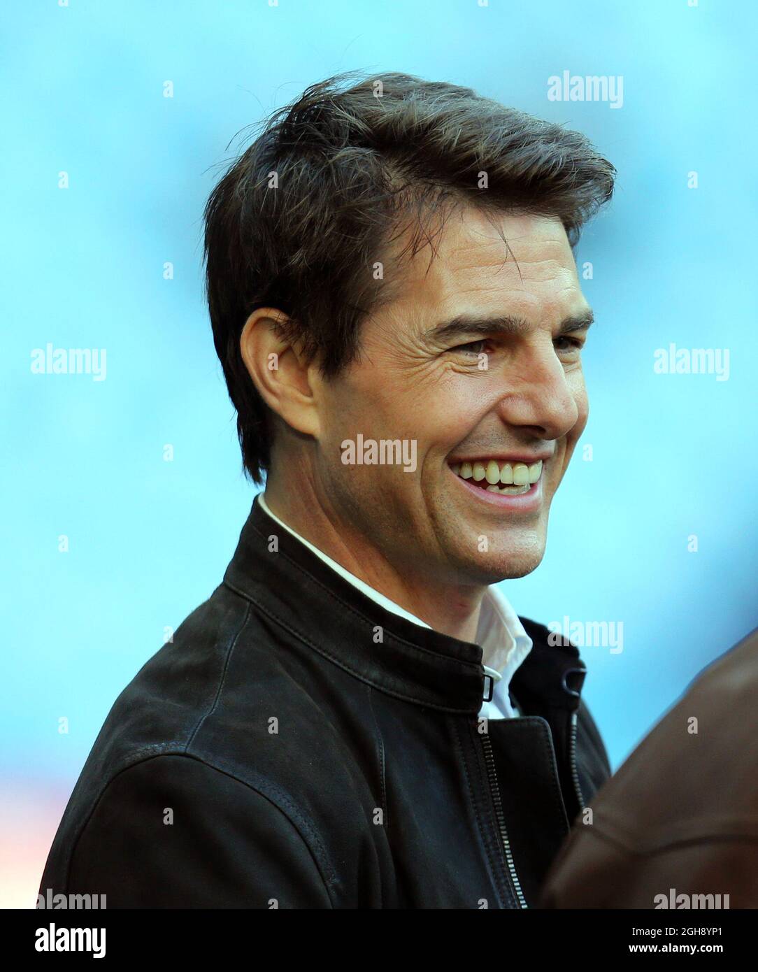 Actor Tom Cruise is seen during Barclays Premier League match between ...