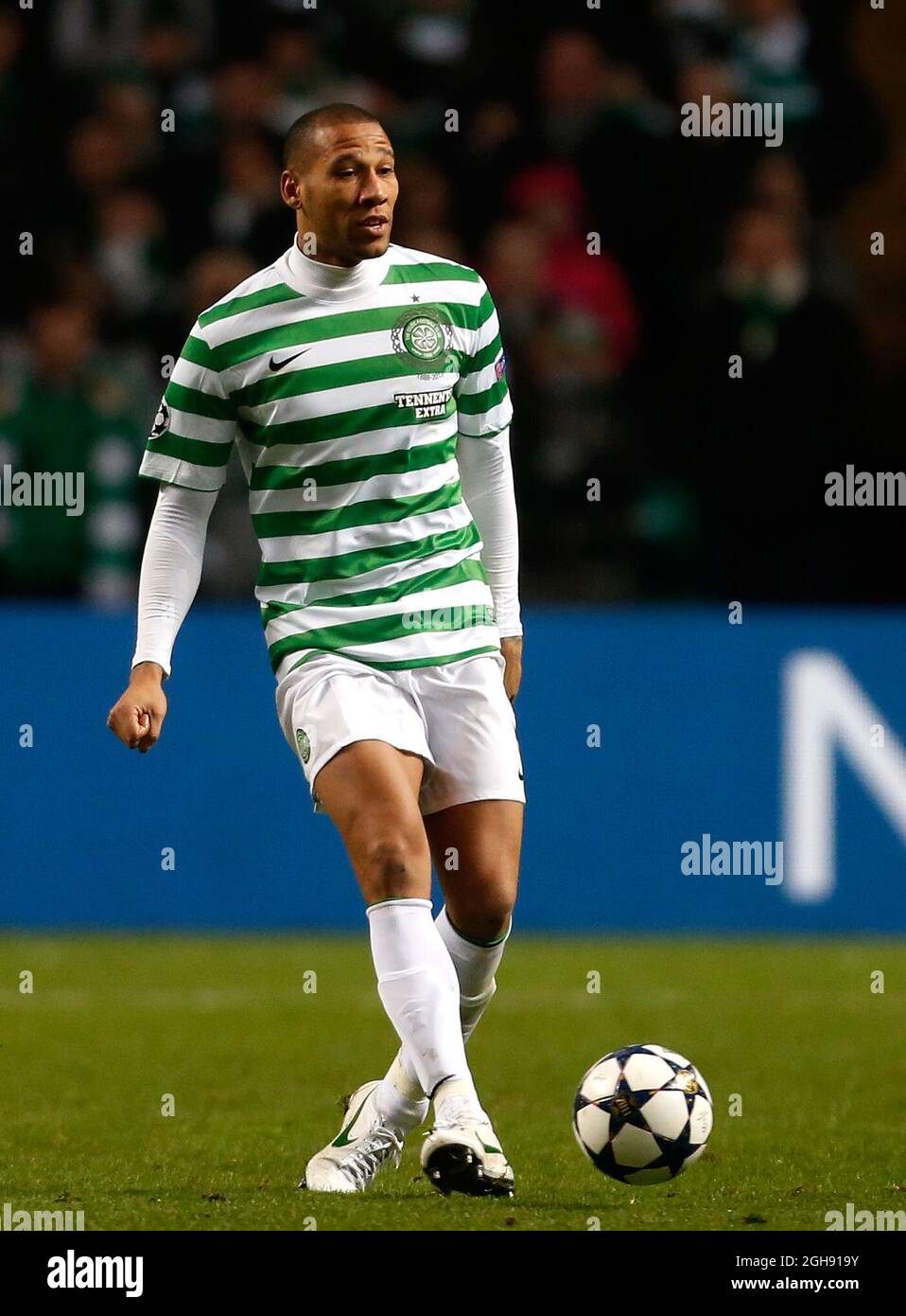 Kelvin Wilson of Celtic in action during the UEFA Champions League ...