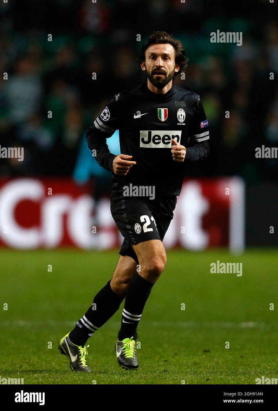 Andrea Pirlo of Juventus during the UEFA Champions League First Knockout Round of Sixteen, 1st ...