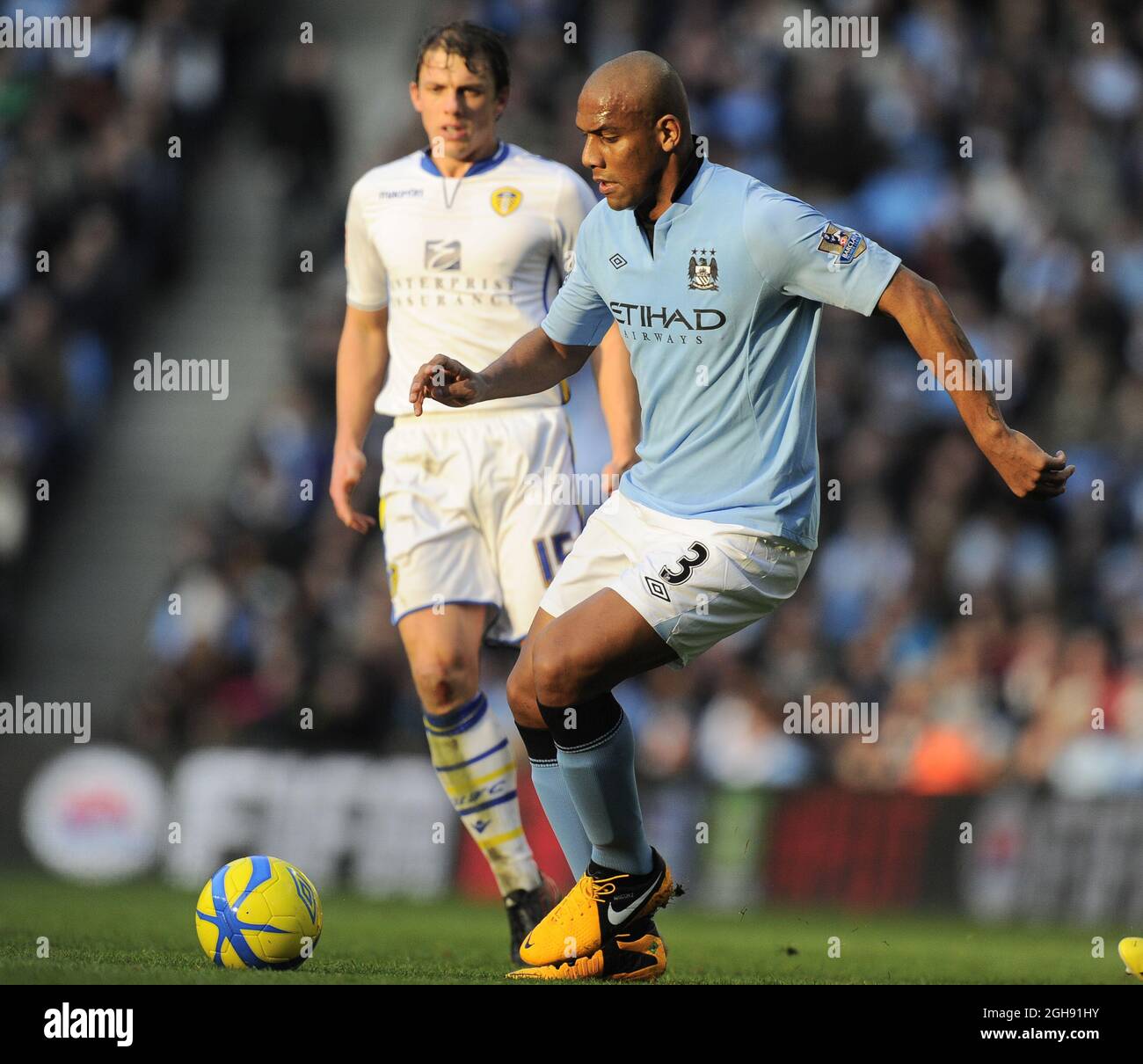 Maicon of Manchester City in action during the FA Cup, Fifth Round ...