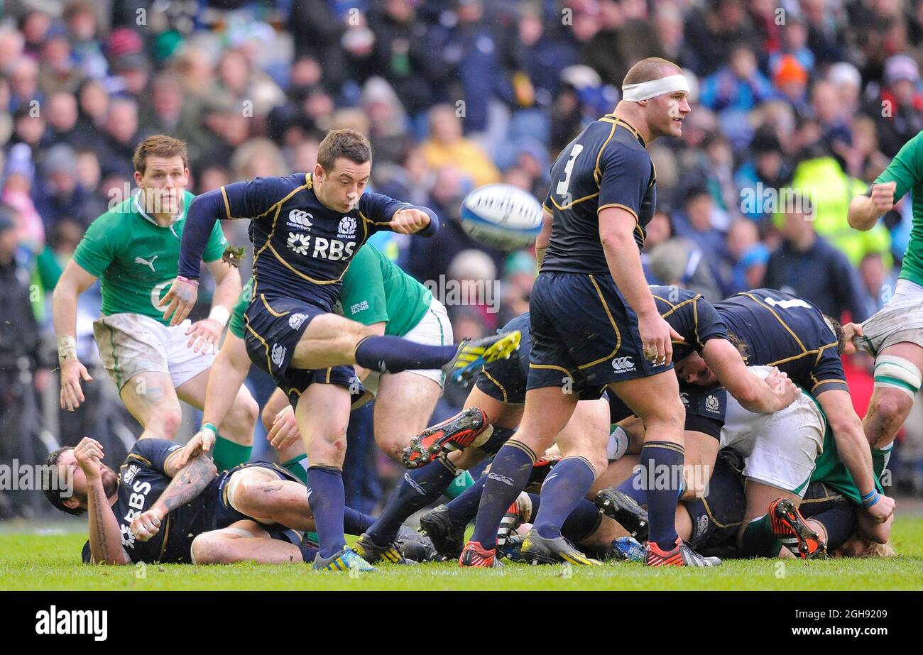 Rugby scotland scrum hi-res stock photography and images - Alamy