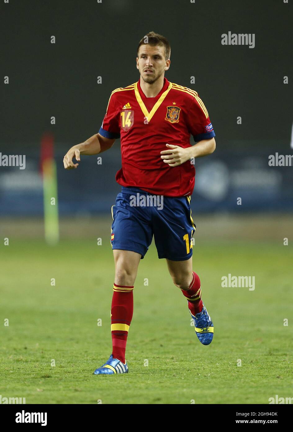 Spain's Ignacio Camacho in action during the UEFA European U21 Soccer ...