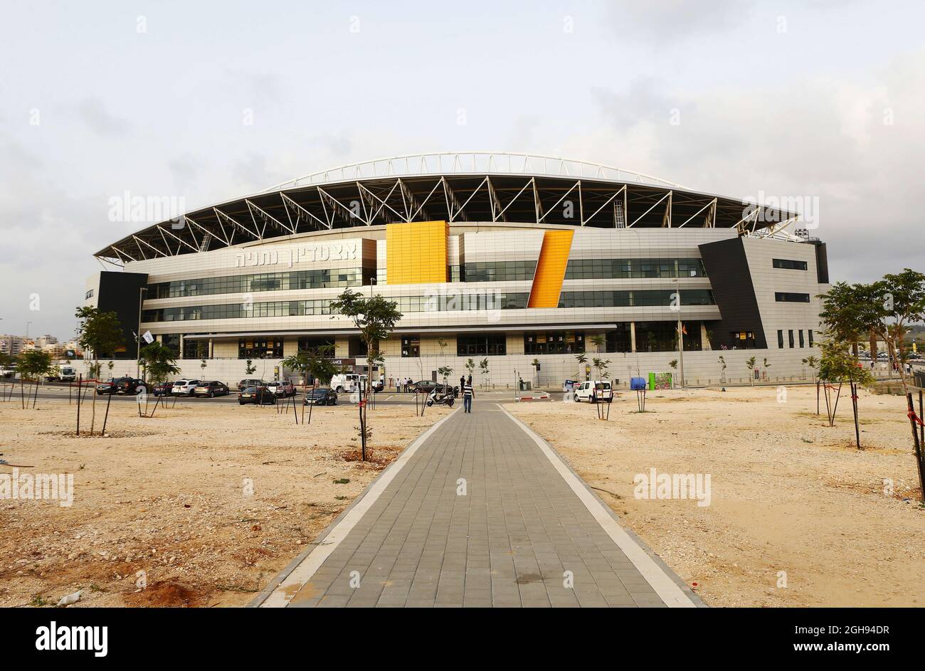 A general view of Netanya Stadium during the UEFA European U21 Soccer ...