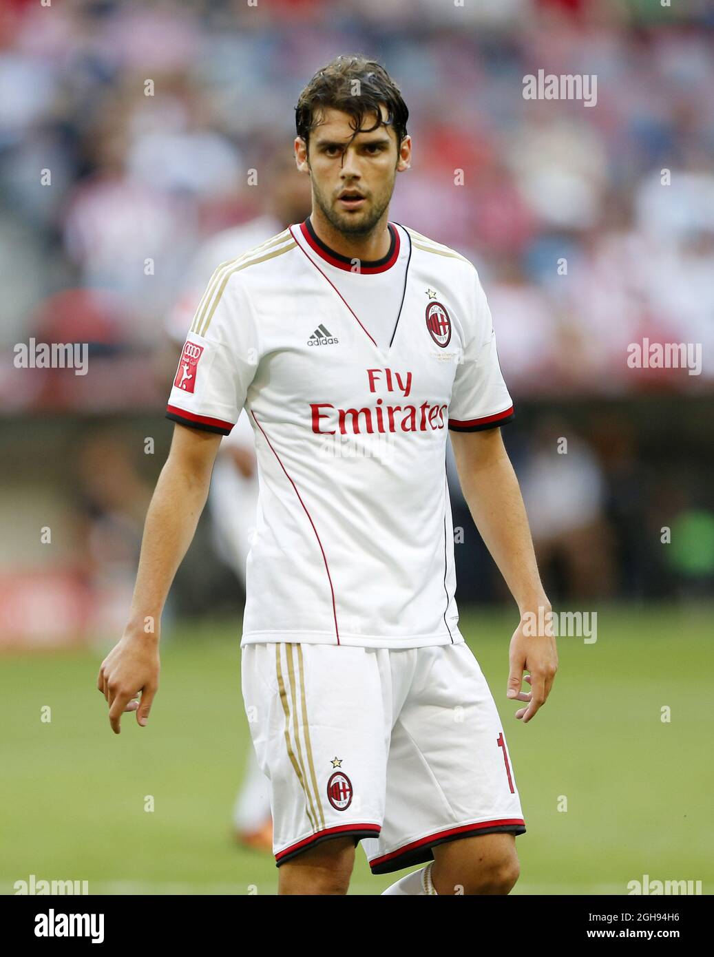 AC Milan's Andrea Poli in action during the Audi Cup match between AC ...