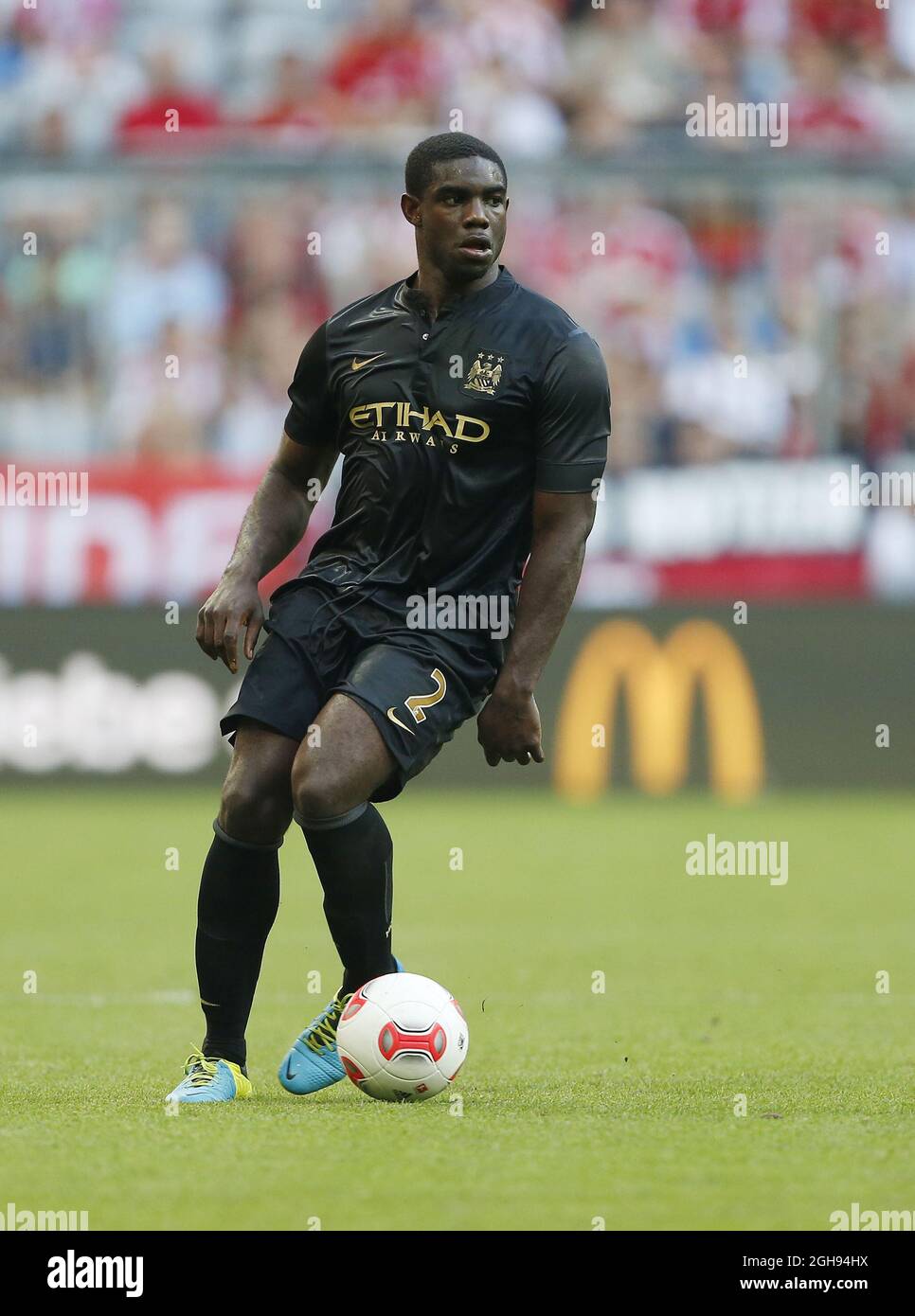 Manchester City's Micah Richards in action during the Audi Cup match ...