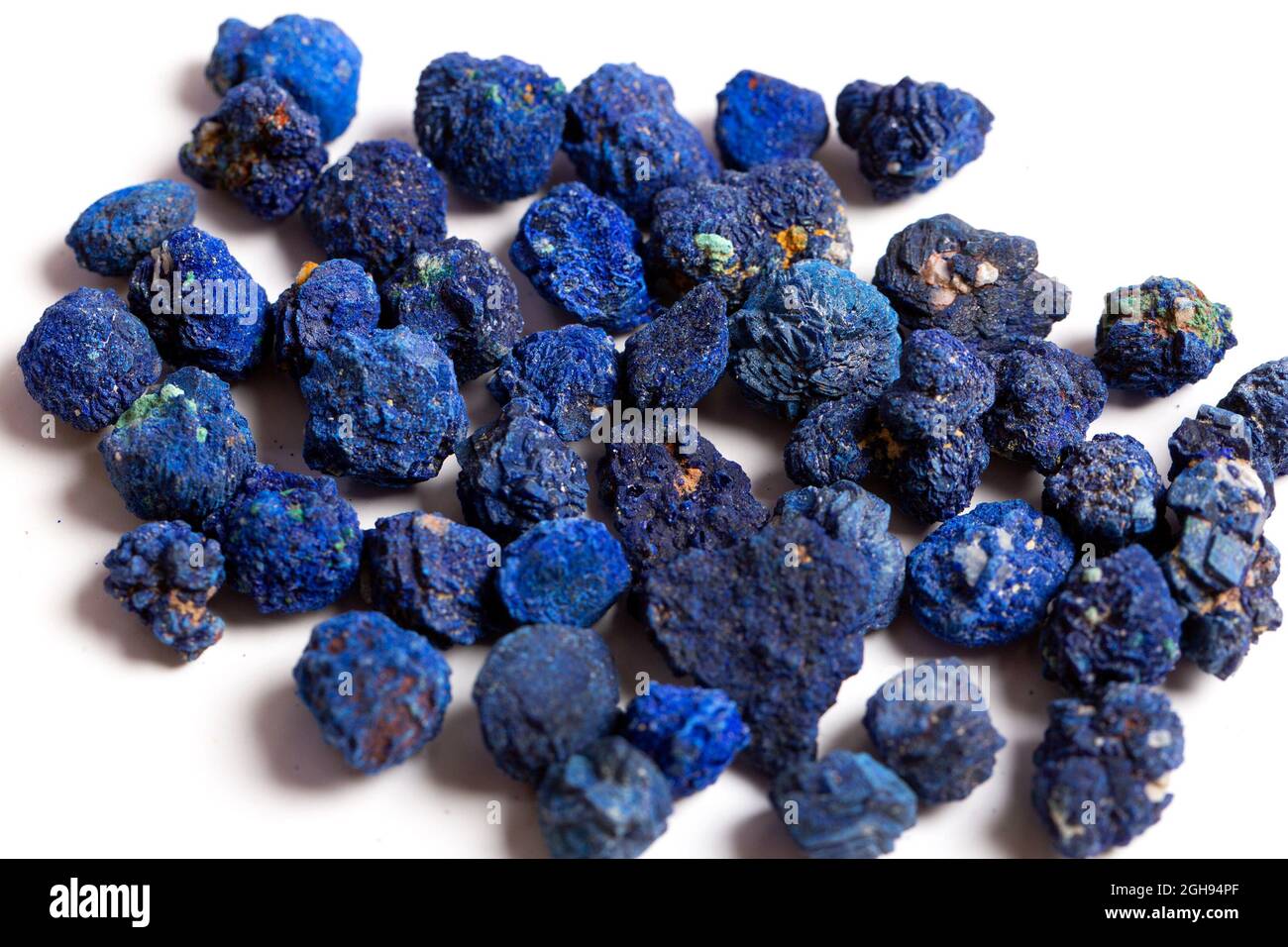 azurite mineral specimen stone rock geology gem crystal Stock Photo - Alamy