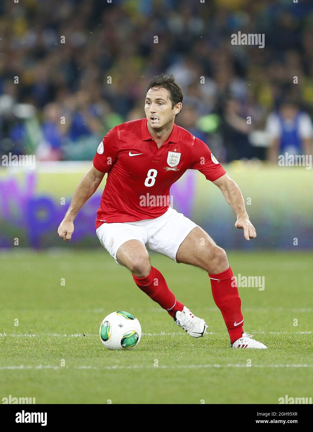 England's Frank Lampard in action during the FIFA World Cup qualifying ...