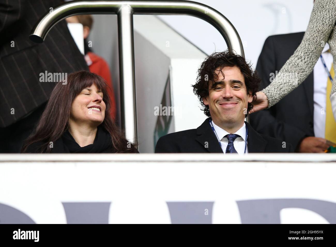 Actor Stephen Mangan during the Barclays Premier League match between ...