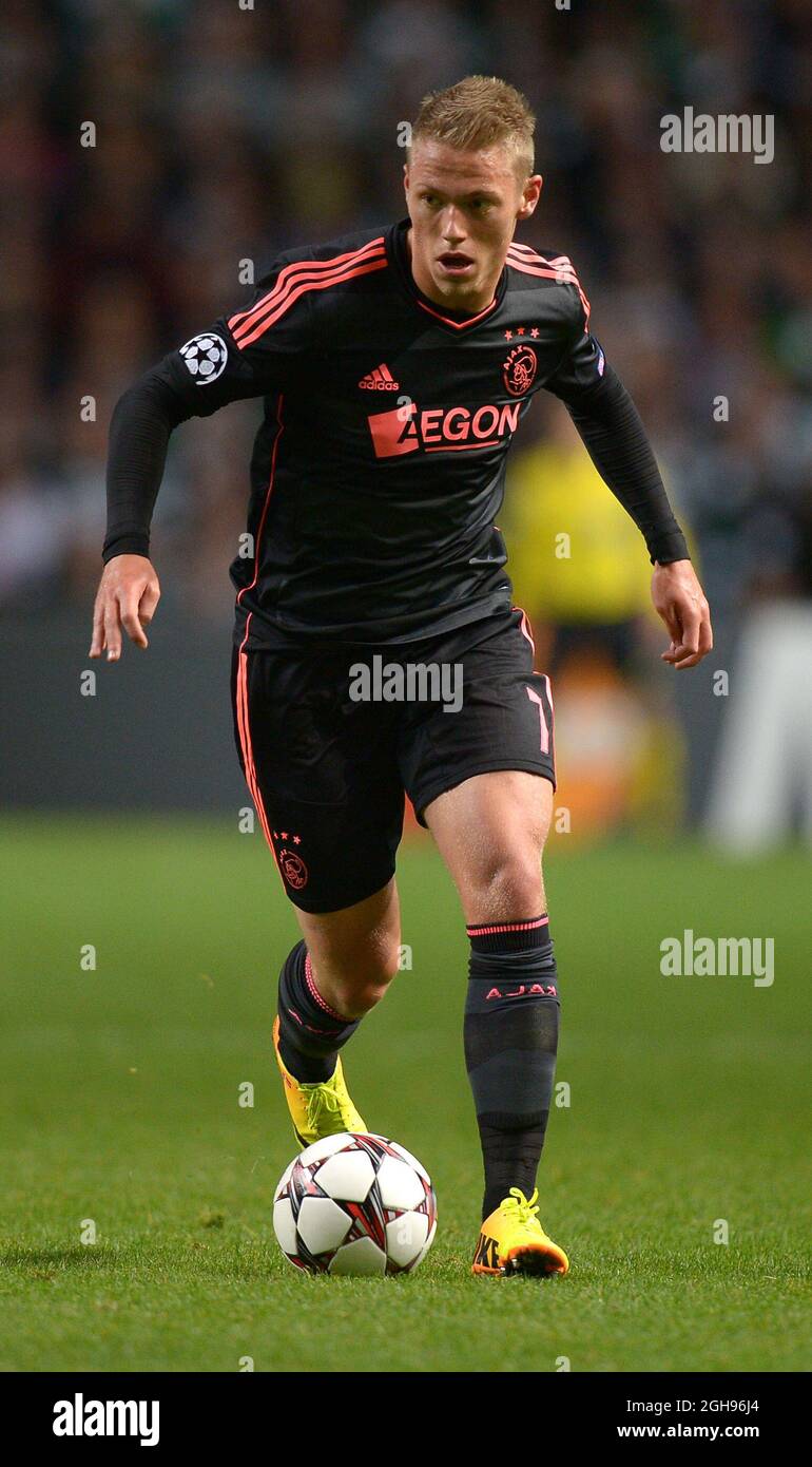 Viktor Fischer of Ajax in action during UEFA Champions League Group H ...