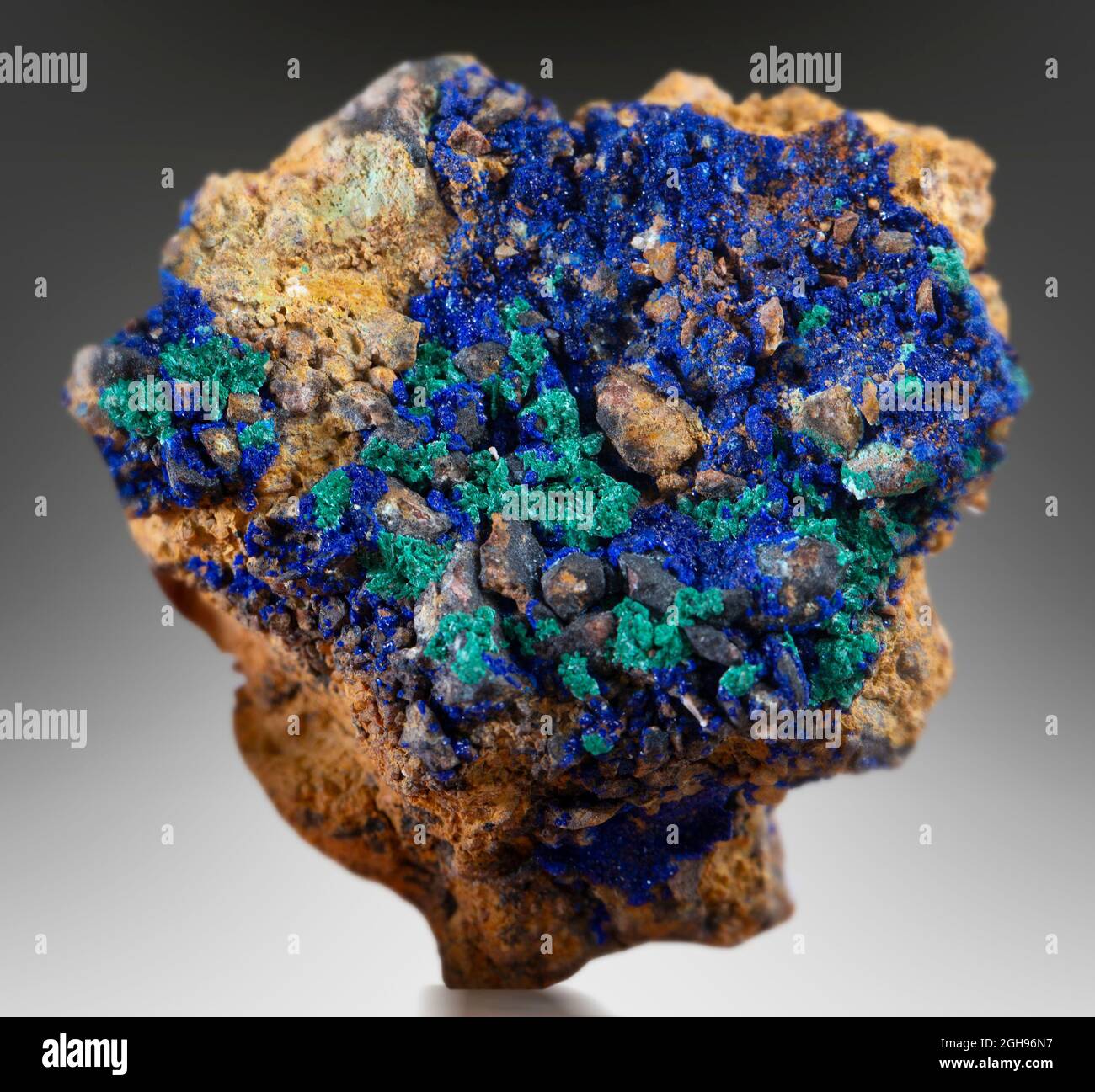 azurite mineral specimen stone rock geology gem crystal Stock Photo - Alamy