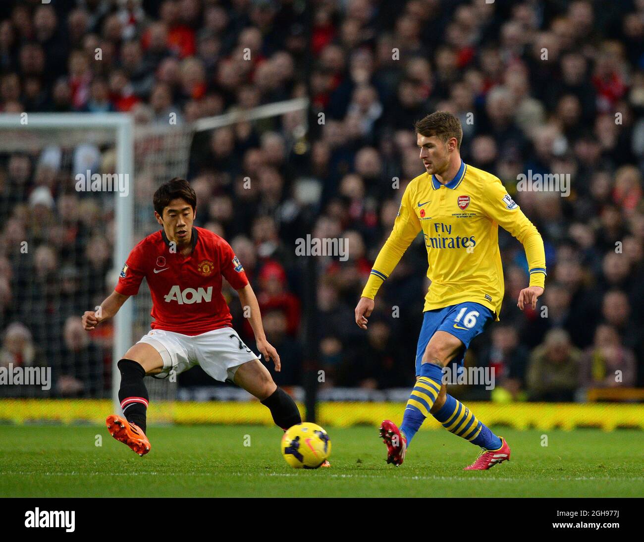 Old trafford shinji kagawa hi-res stock photography and images - Alamy