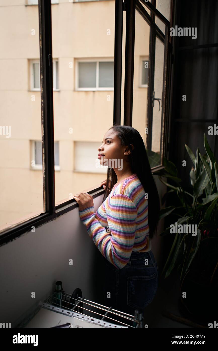 Looking Out A Window
