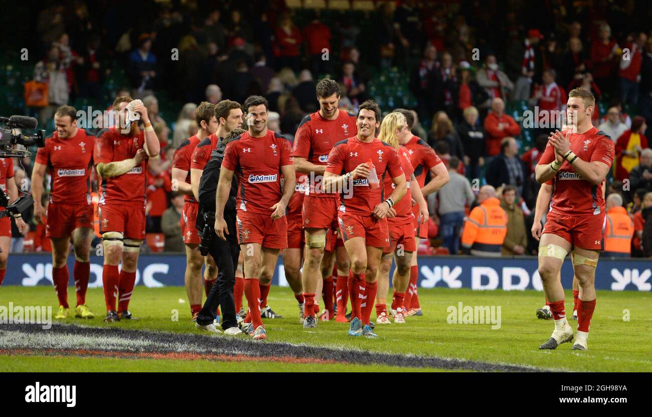 Welsh rugby team 2014 hi-res stock photography and images - Alamy