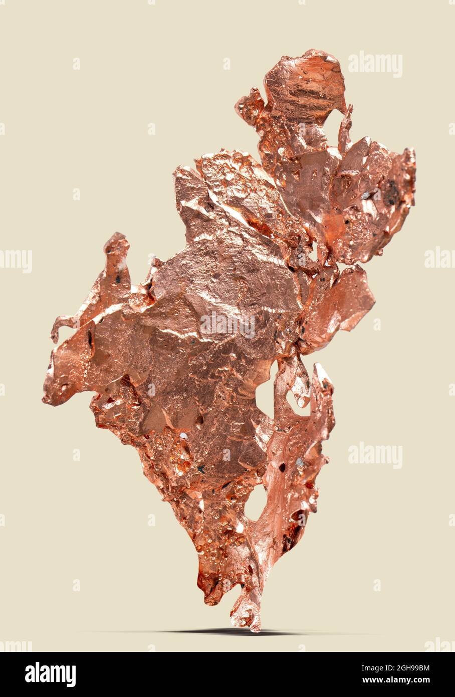 copper mineral specimen stone rock geology gem crystal Stock Photo - Alamy