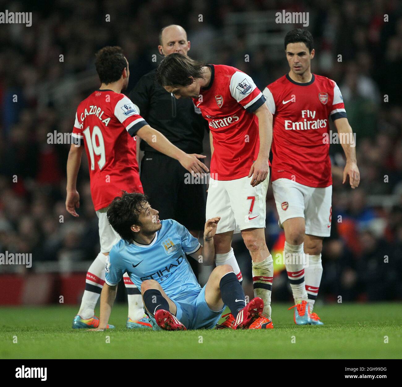 Emirates stadium tomas rosicky hi-res stock photography and images - Alamy