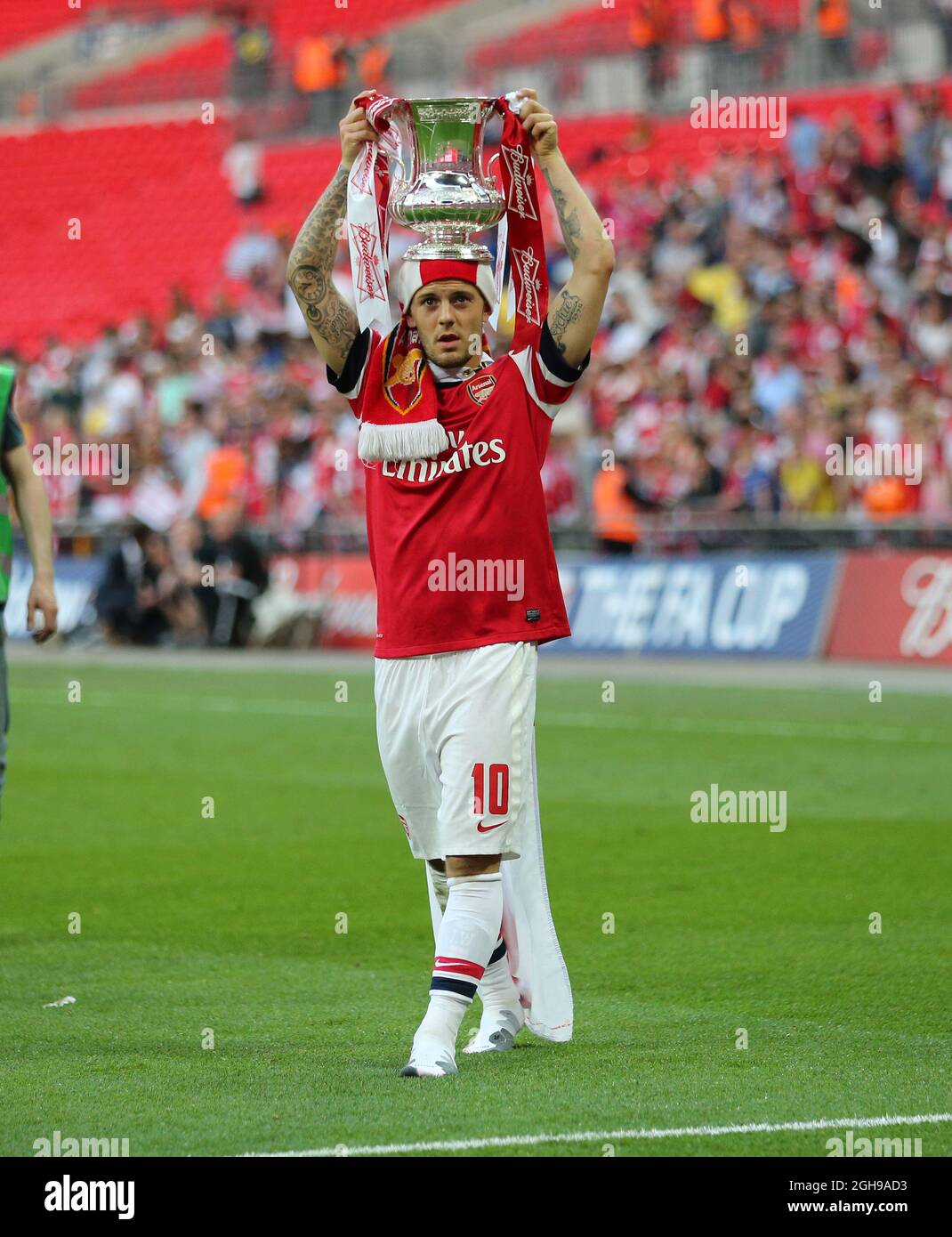 Fa cup trophy 2014 hi-res stock photography and images - Alamy