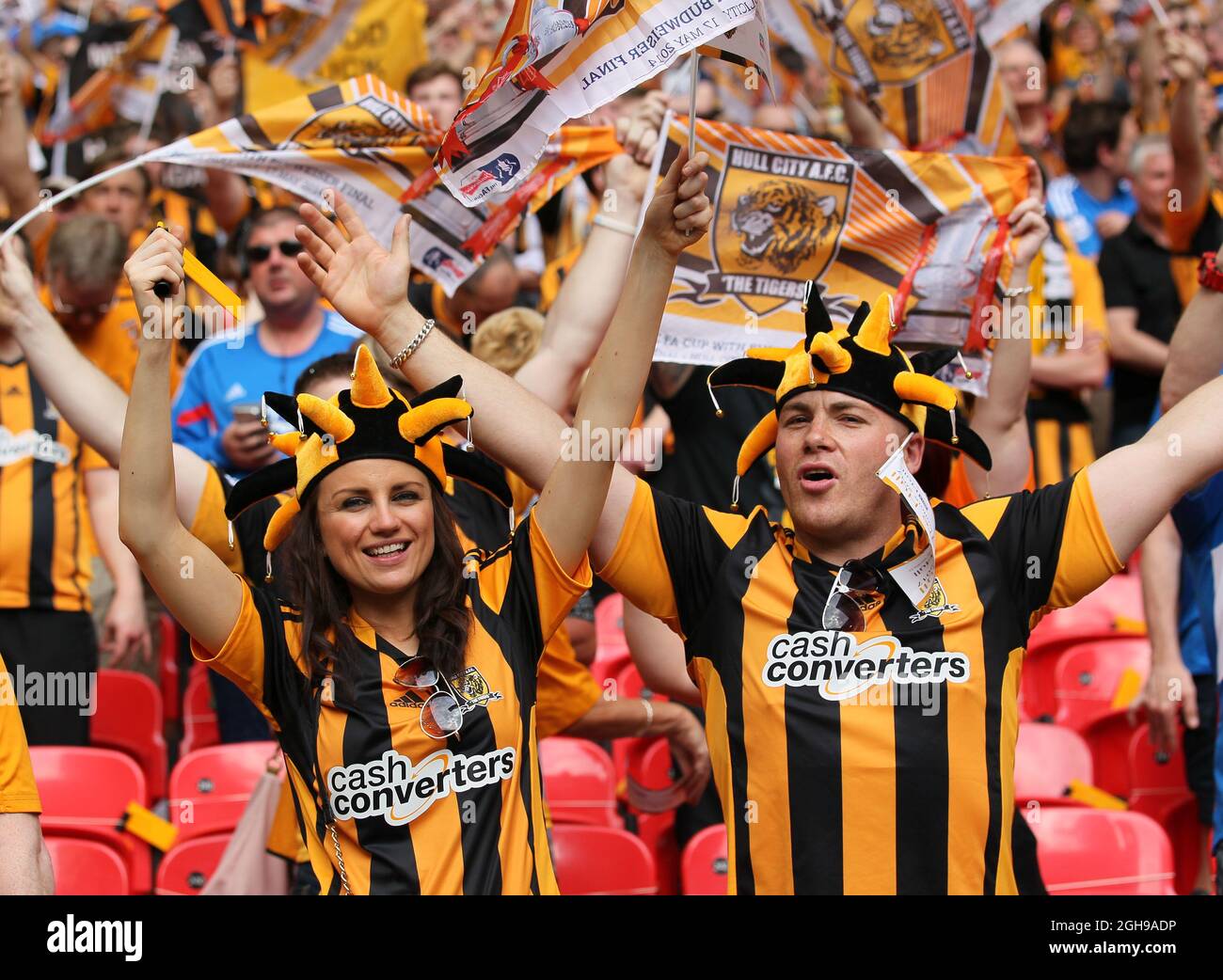 Hull supporters soak up the pre-match atmosphere during FA Cup Final ...