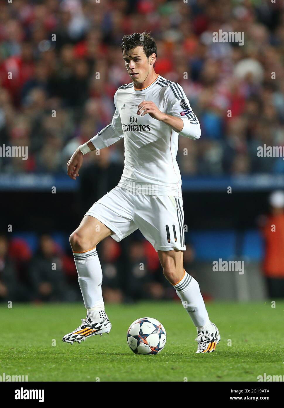 Real Madrid's Gareth Bale in action during the UEFA Champions League ...
