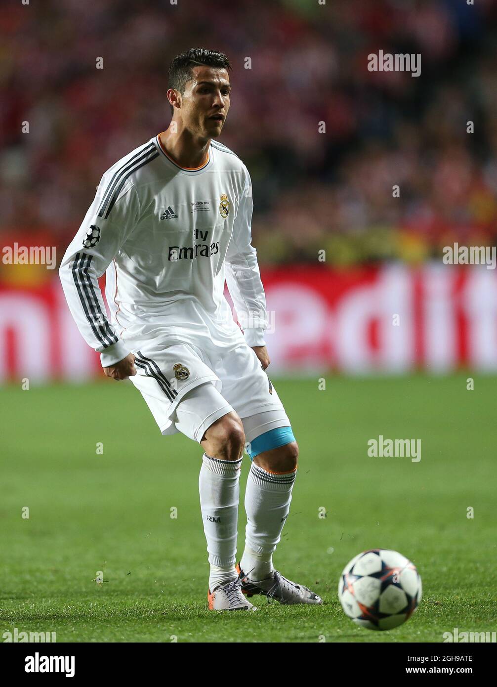 Real Madrid's Cristiano Ronaldo in action during the UEFA Champions ...