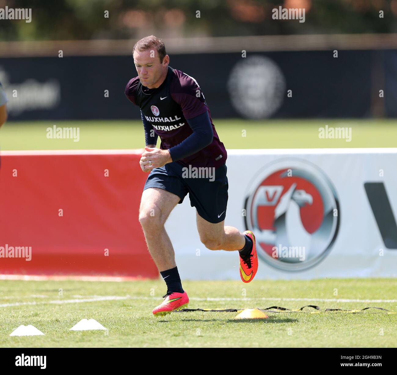 England's Wayne Rooney in action during England training session for ...