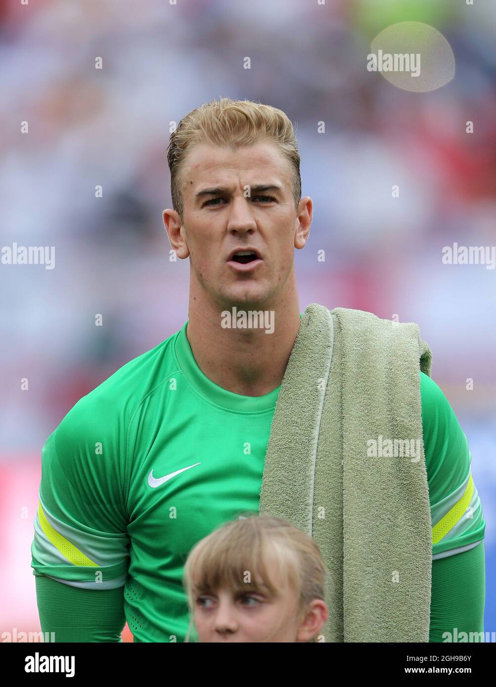 England's Joe Hart in action during the international friendly soccer ...