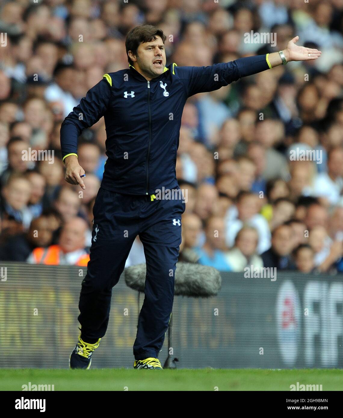 Tottenham Hotspur Manager Mauricio Pochettino during the Barclays ...