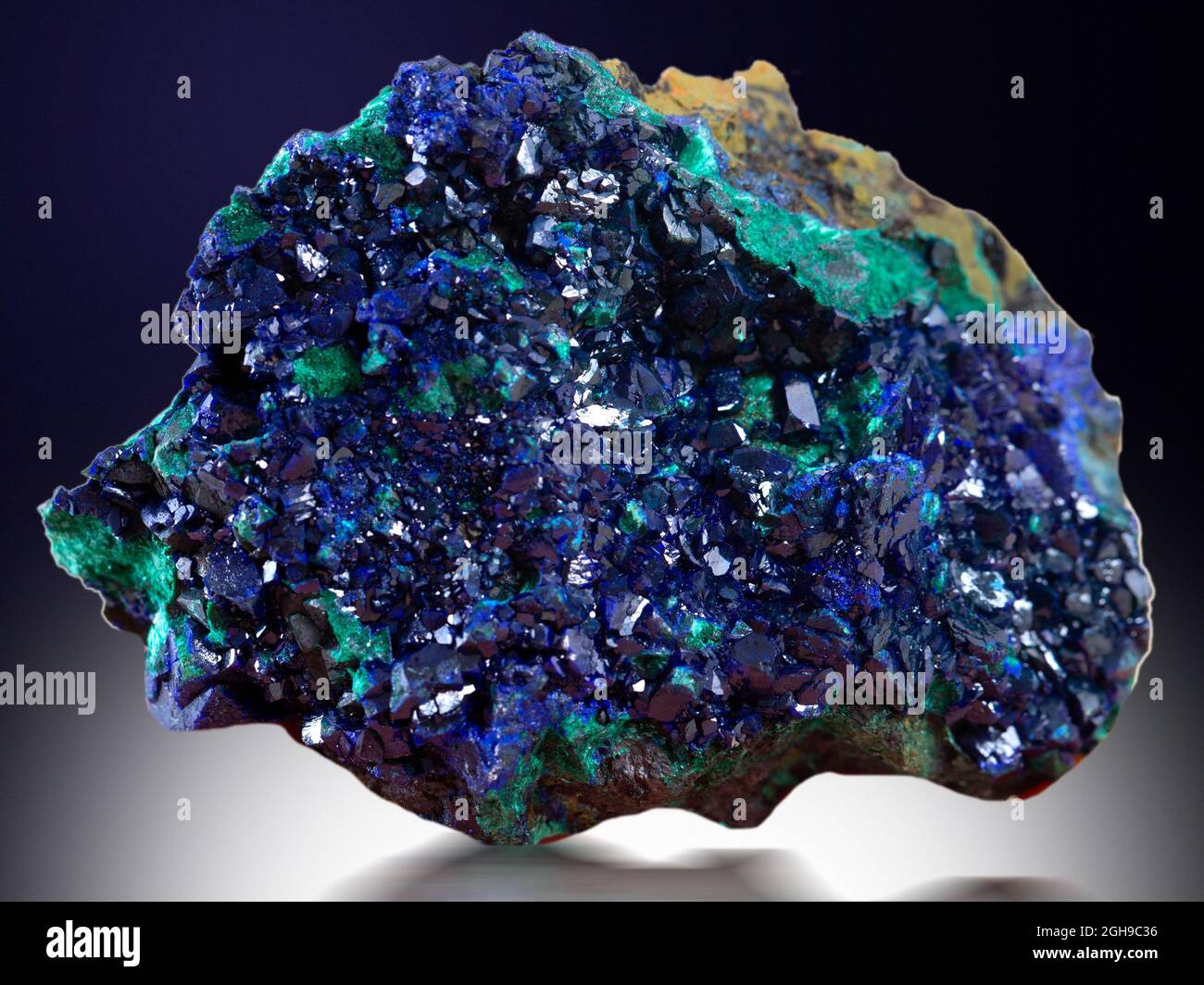azurite mineral specimen stone rock geology gem crystal Stock Photo - Alamy