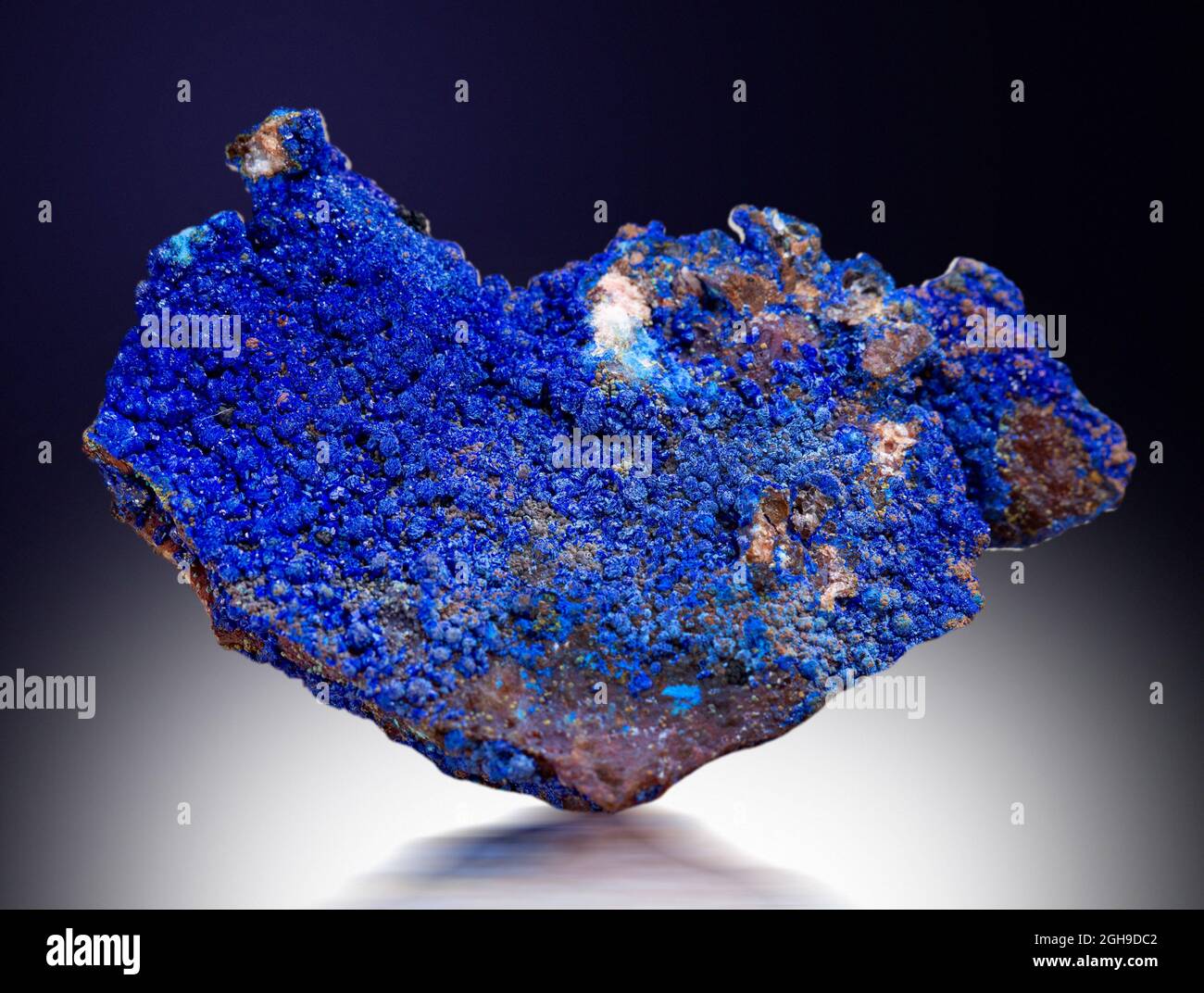 azurite mineral specimen stone rock geology gem crystal Stock Photo - Alamy
