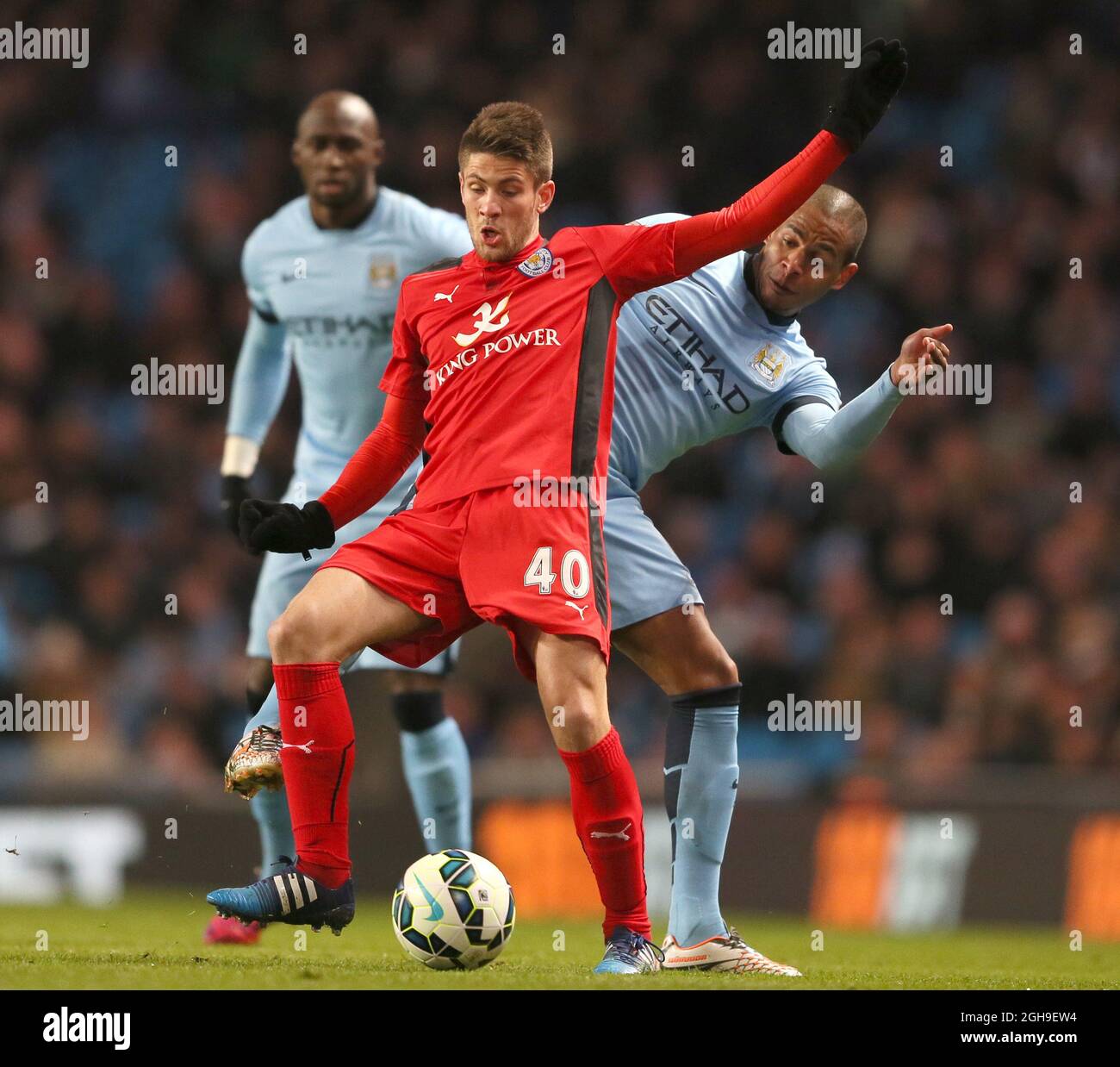 Andrej Kramaric of Leicester City in action during the Barclays Premier ...