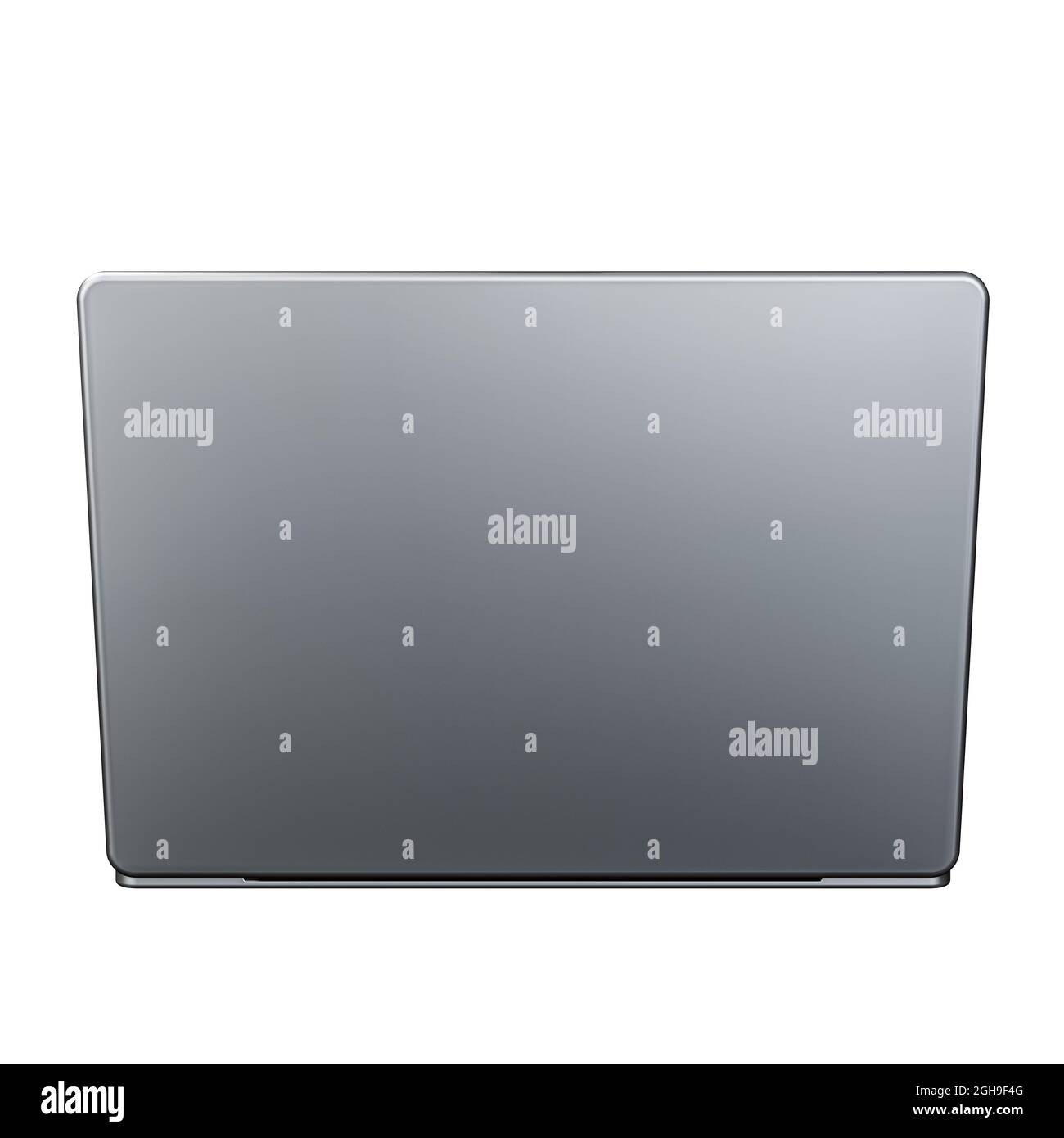 laptop isolated on white background 3d illustration Stock Photo - Alamy