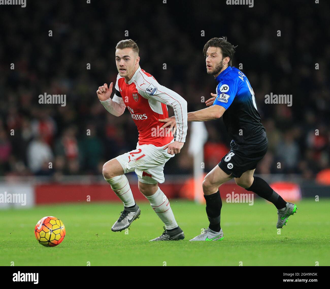 Arsenals callum chambers hi-res stock photography and images - Alamy