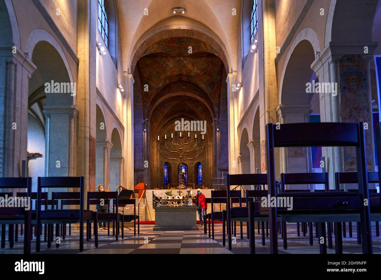 Braunschweig, Germany, August 28, 2021: Main room of the Brunswick ...