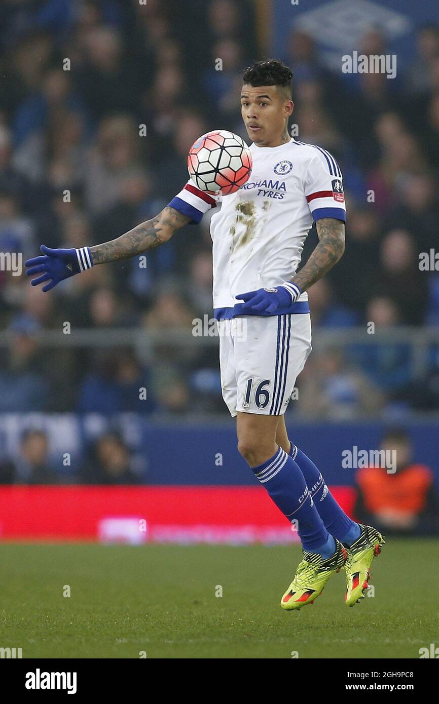 Kennedy of Chelsea during the Emirates FA Cup match at Goodison Park ...