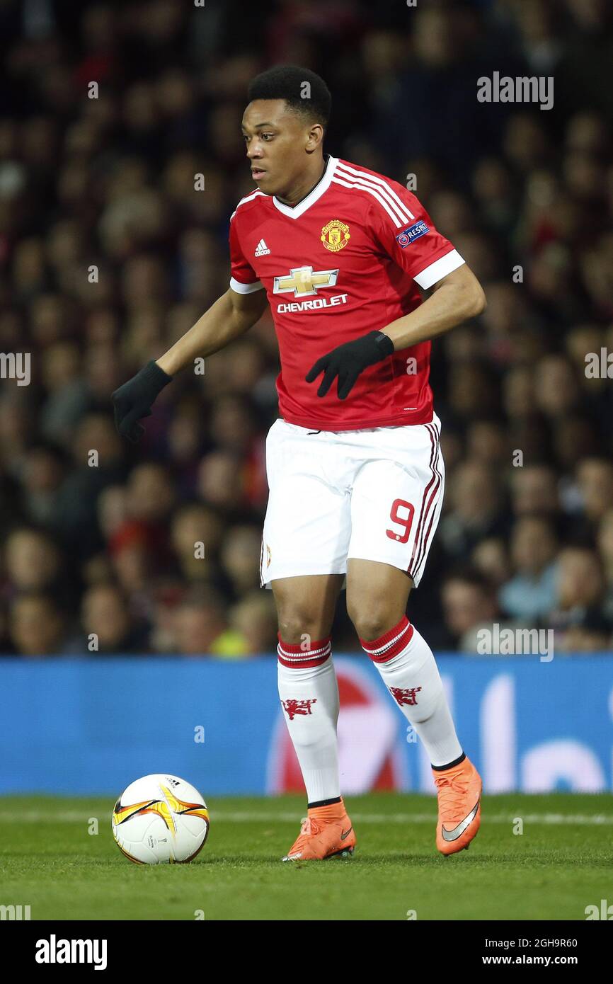 Anthony Martial of Manchester United during the UEFA Europa League ...
