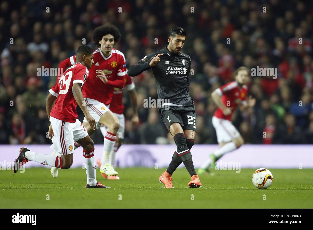 Emre Can of Liverpool during the UEFA Europa League match at Old ...