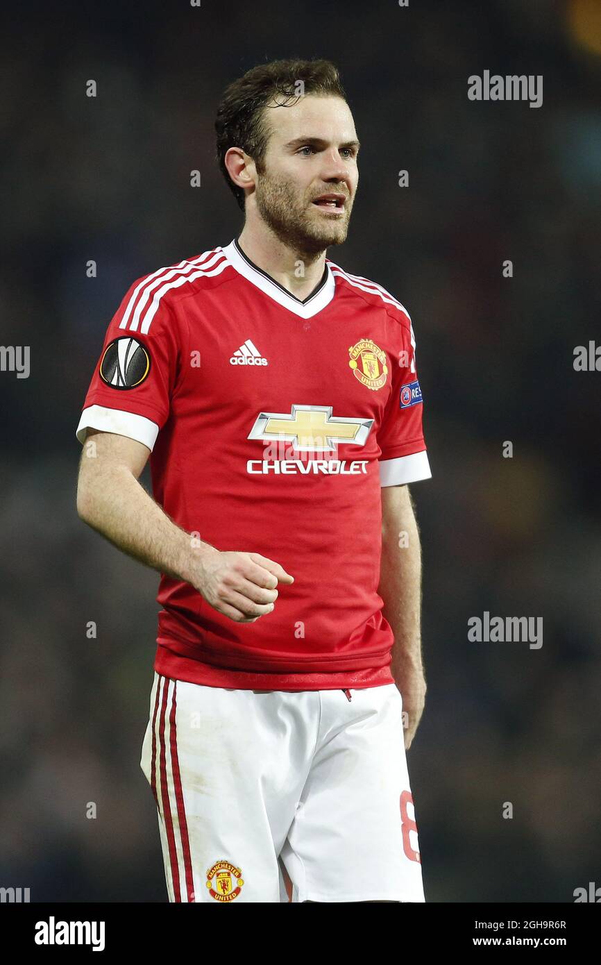 Juan Mata of Manchester United during the UEFA Europa League match at ...