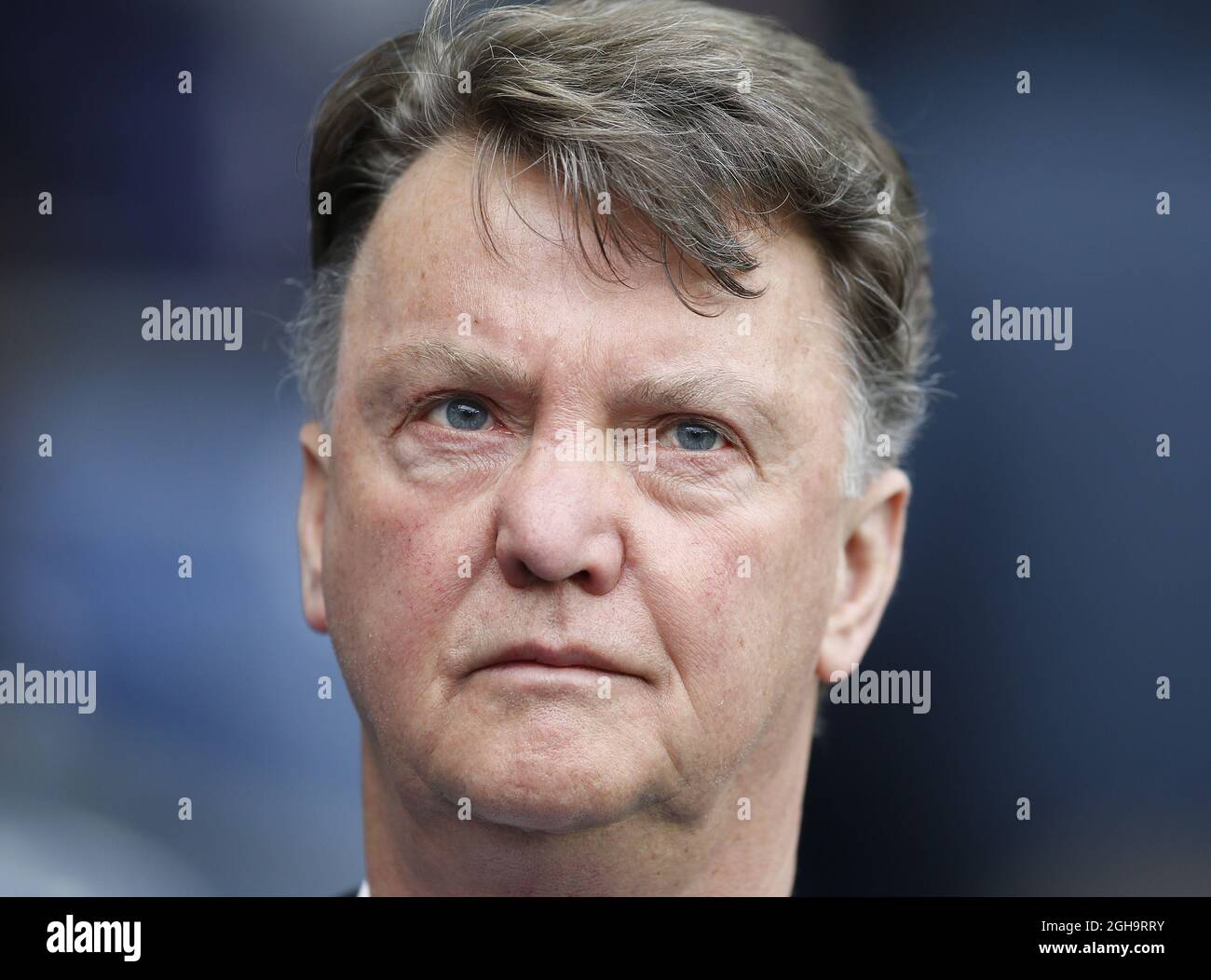 Louis van Gaal manager of Manchester United during the Barclays Premier ...