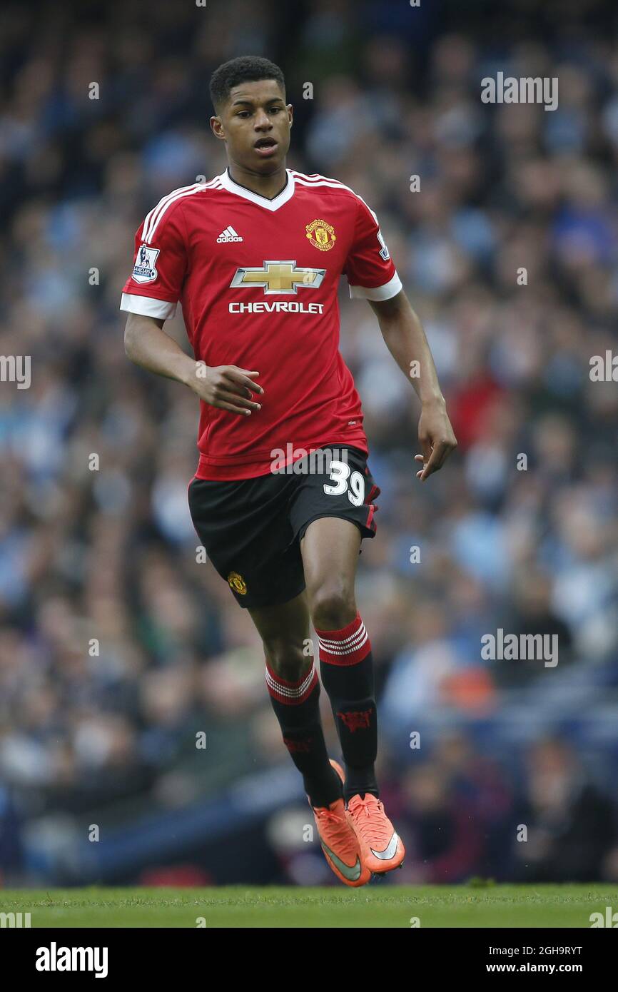 Marcus Rashford of Manchester United during the Barclays Premier League ...