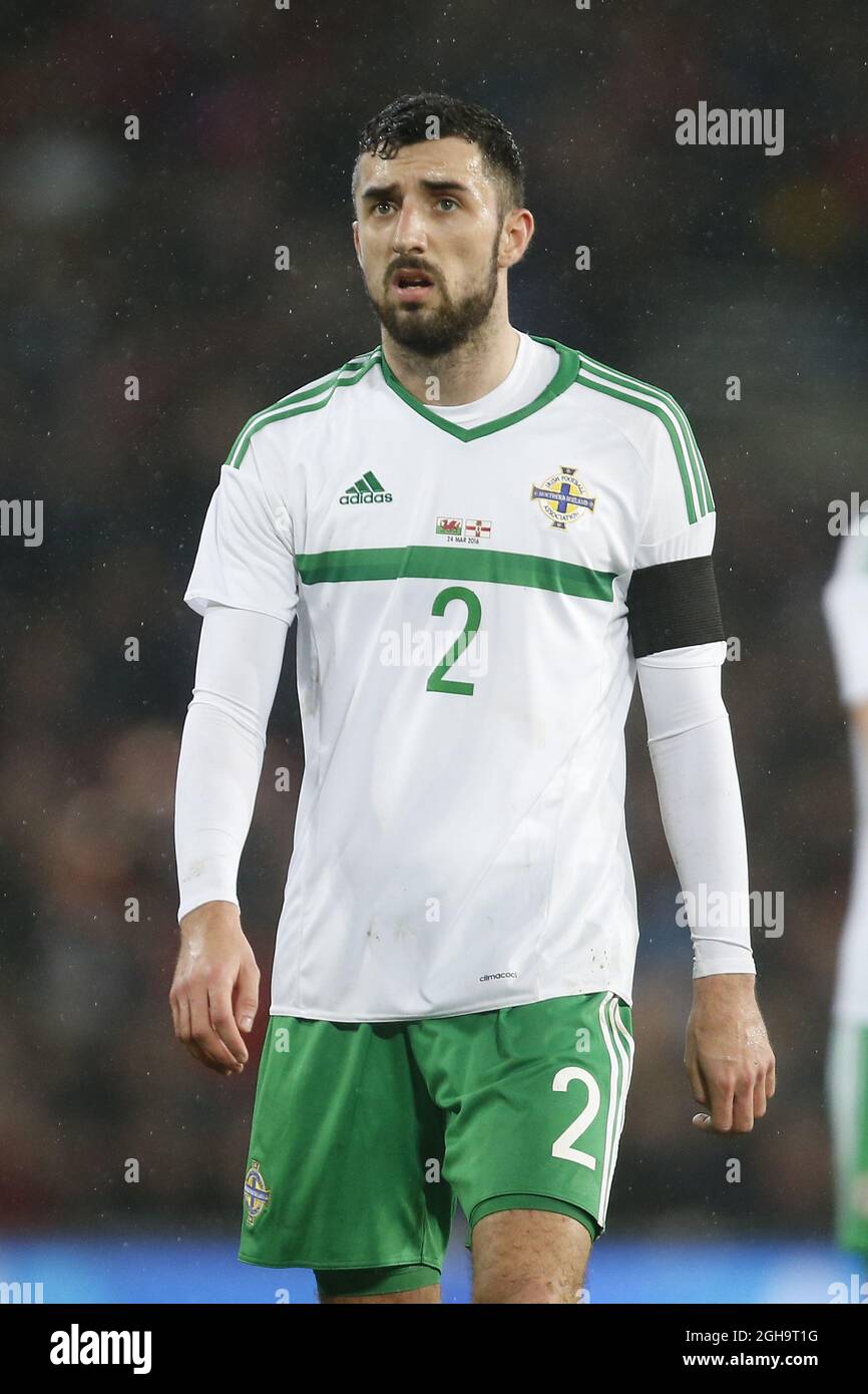 Conor McLaughlin of Northern Ireland during the international friendly ...