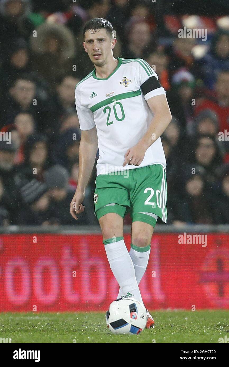 Craig Cathcart of Northern Ireland during the international friendly ...
