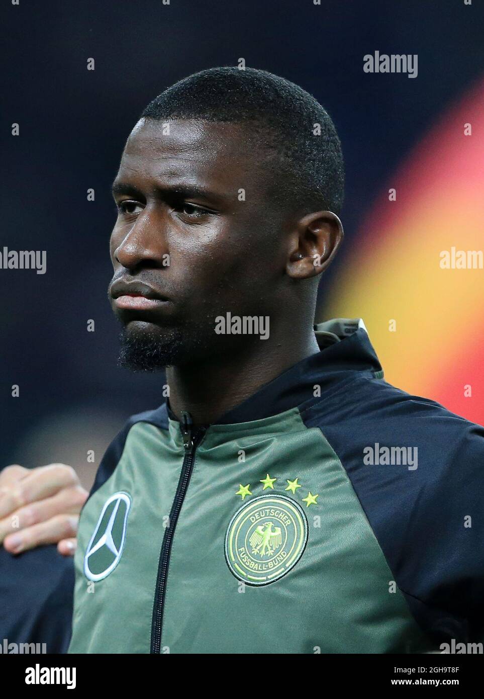 Germany's Antonio Rudiger in action during the International Friendly ...