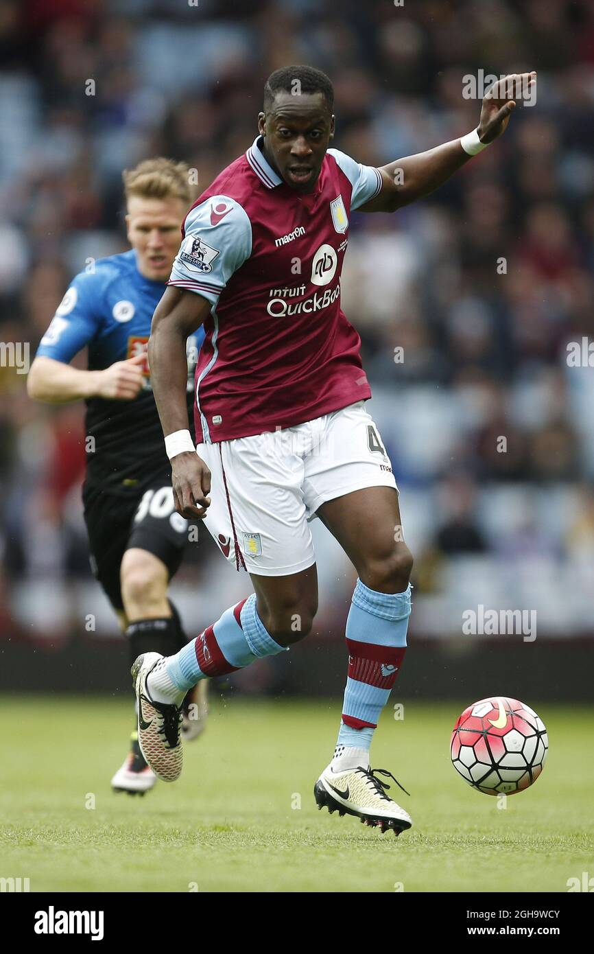 Aly Cissokho of Aston Villa during the Barclays Premier League match at ...