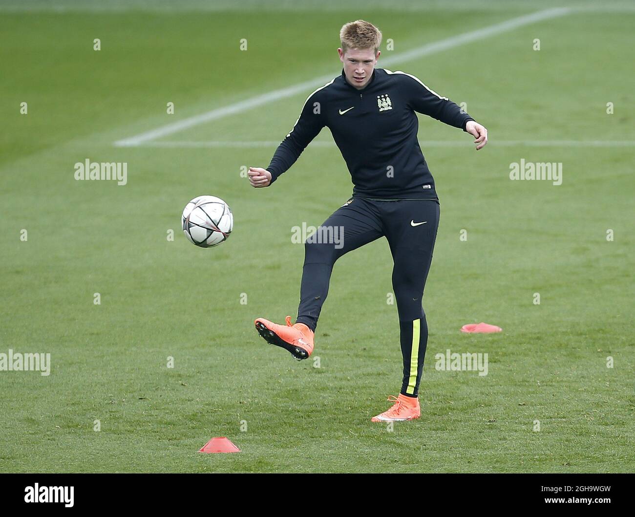 Kevin De Bruyne of Manchester City during the UEFA Champions League ...