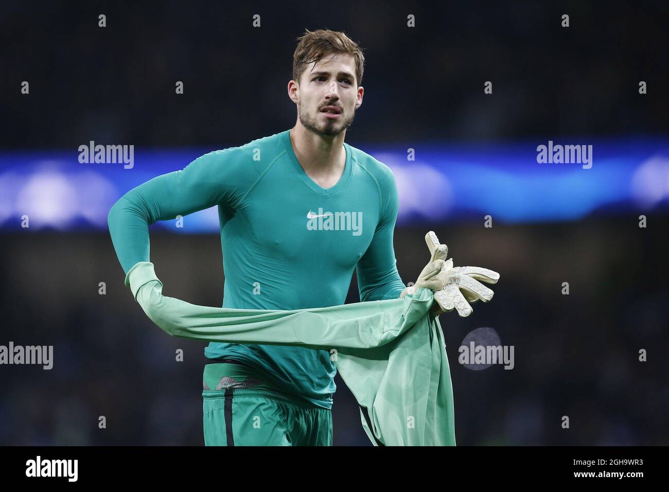Kevin Trapp of PSG during the UEFA Champions League Quarter Final match ...