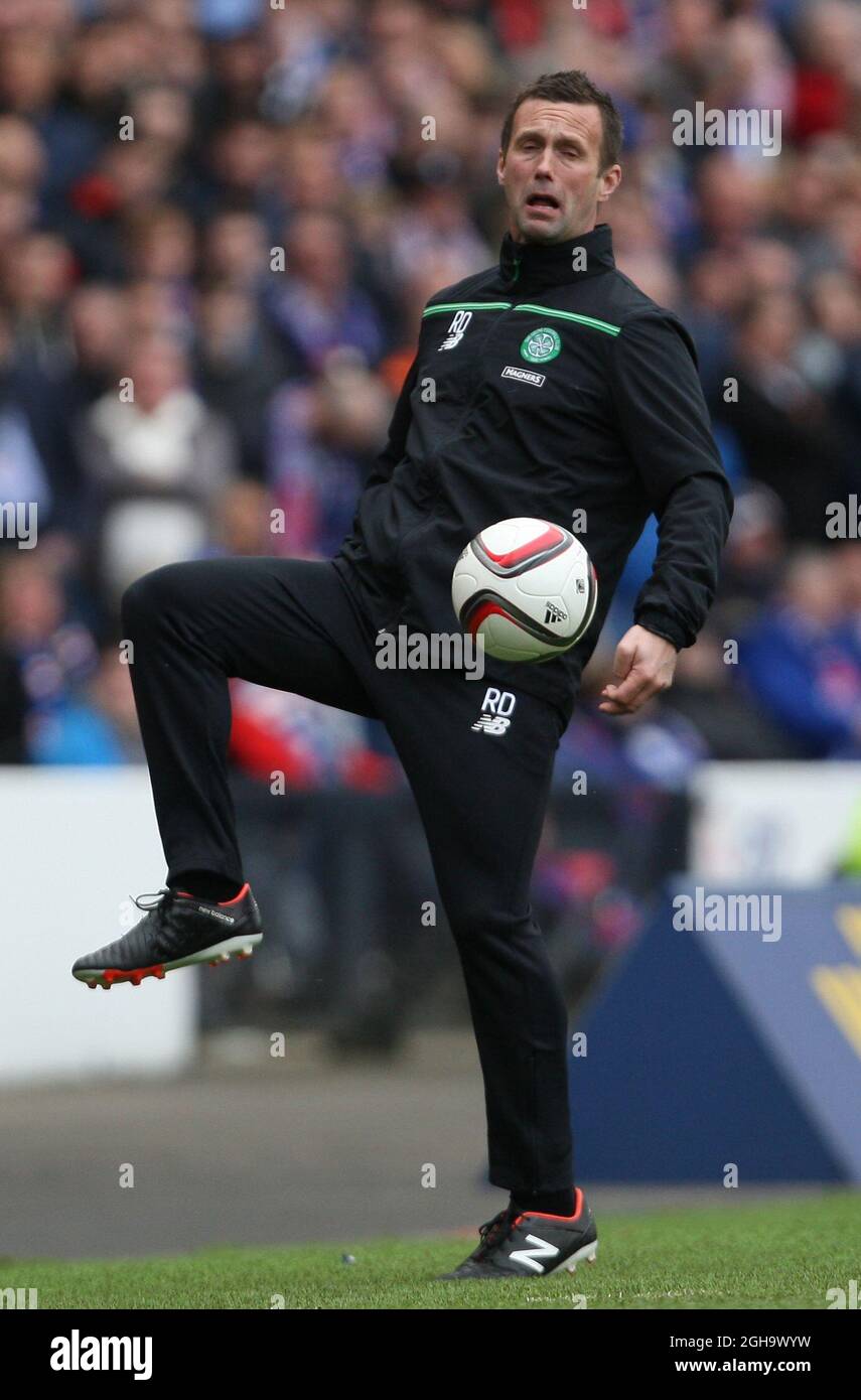 Celtic's manager, Ronnie Delia during the William Hill Scottish Cup ...