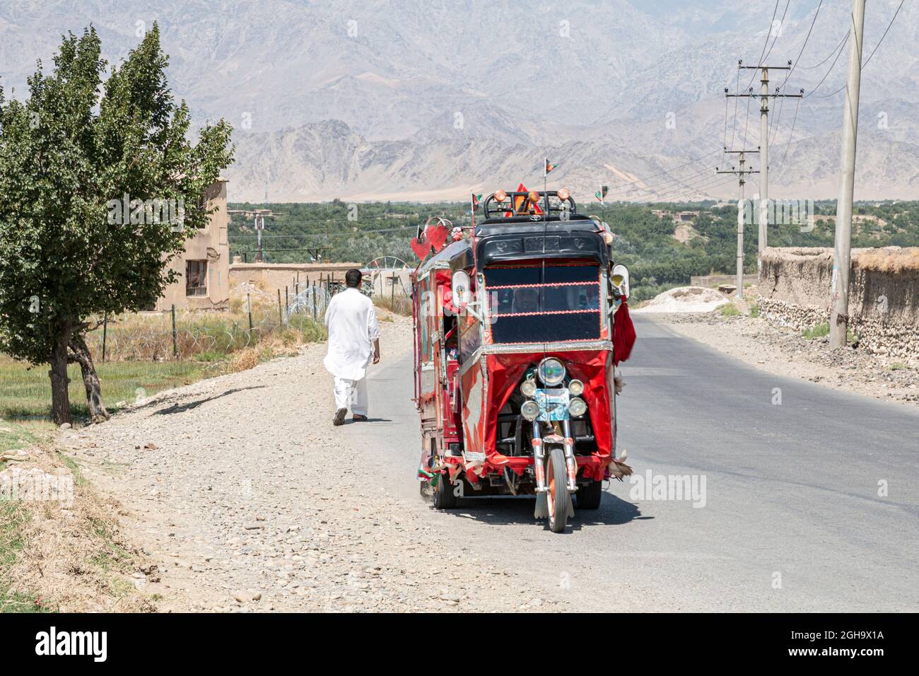 Rickshaw Vehicle, Panjshir Valley, Afghanistan Stock Photo - Alamy
