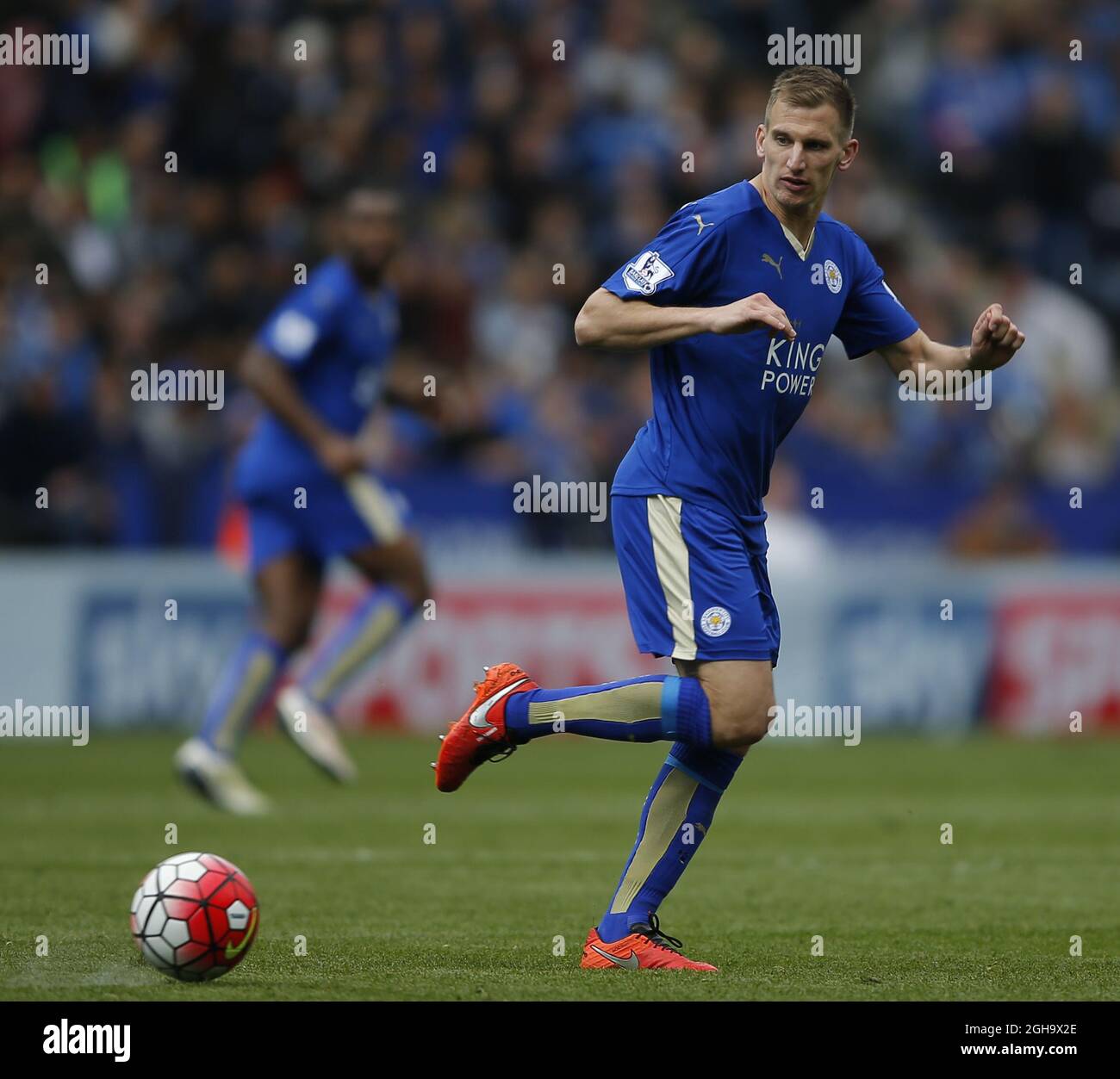 Marc Albrighton of Leicester City during the Barclays Premier League ...